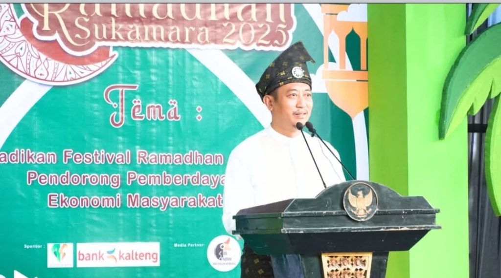 Bupati Sukamara Masduki, S.T Buka Resmi Pasar Ramadhan - Palangka-News